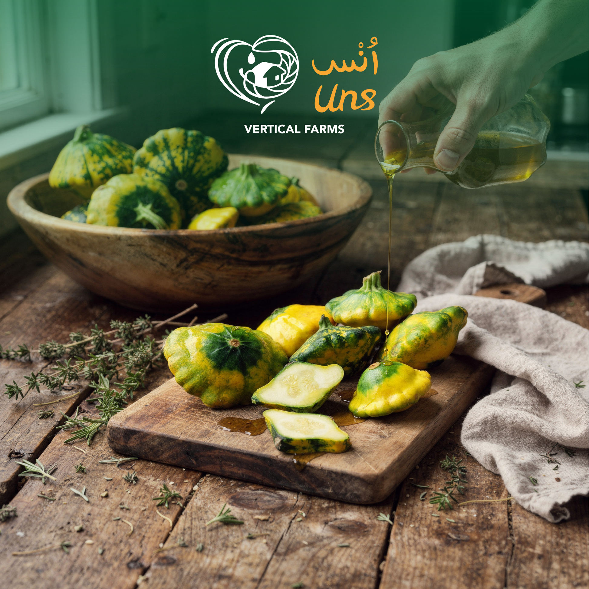 Sweet, tender yellow patty pan squash from South Africa. – UNS Farms